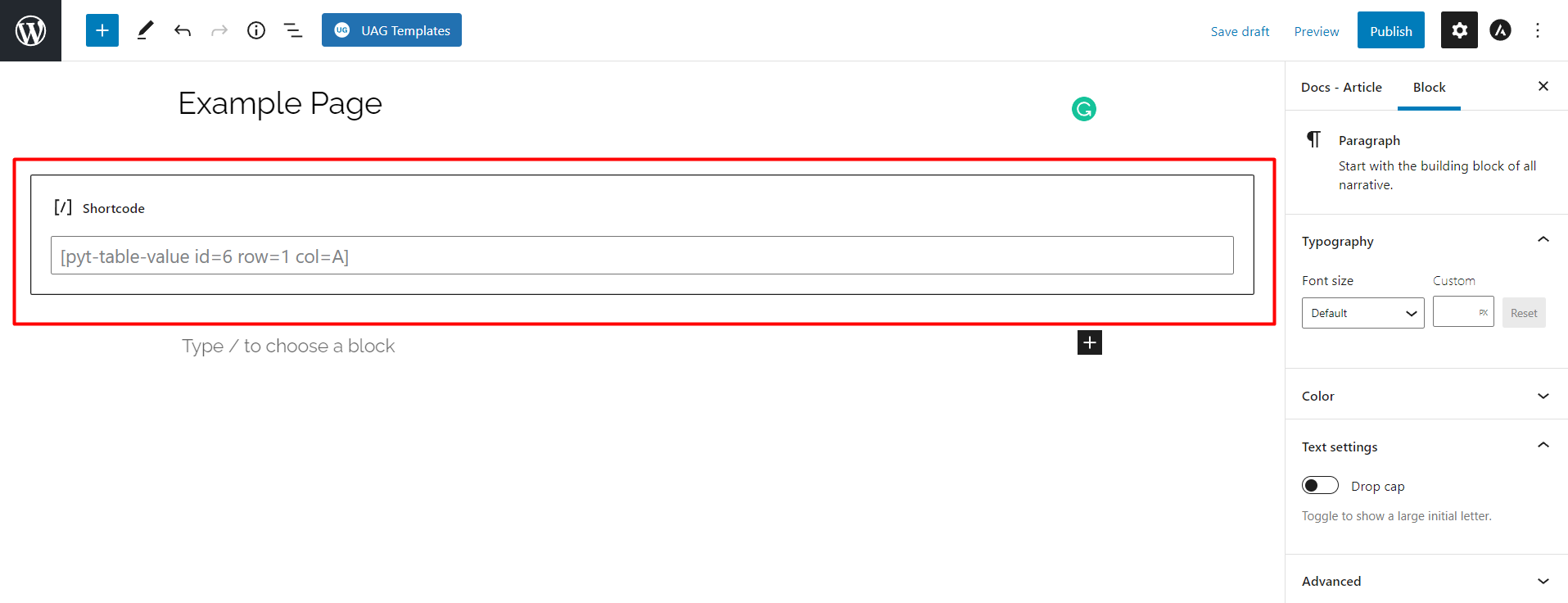 7. How to add a Data Table to a page? - PubyDoc - Data Tables and Charts WordPress Plugin