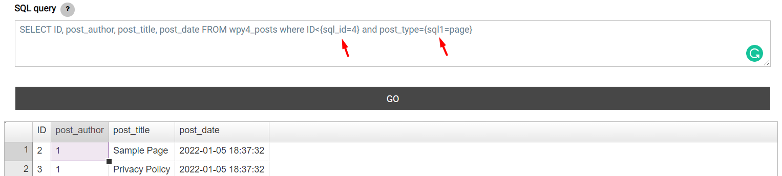 Custom Sql Query Pubydoc Data Tables And Charts Wordpress Plugin